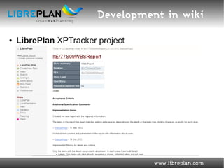 Organizing Libreplan free software project | PDF