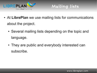 Organizing Libreplan free software project | PDF