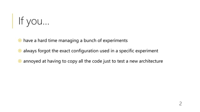 Organizing Machine Learning Projects - Repository Organization | PPT