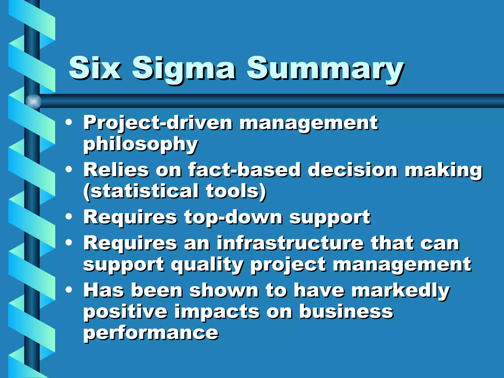 Organizing Six Sigma | PPT