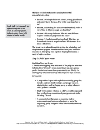 Organizing Study Circles with Young People | PDF