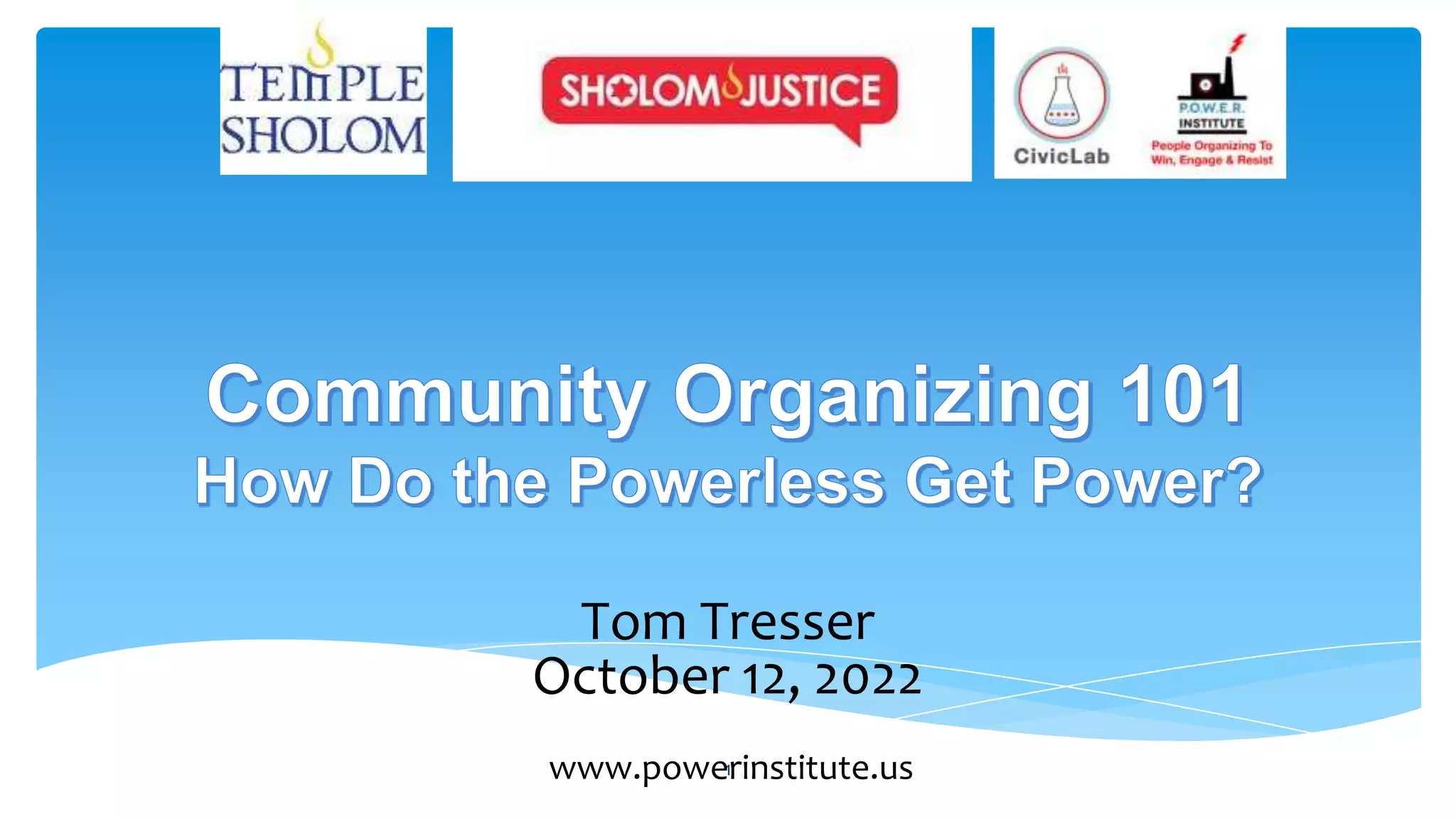 "Organizing 101" 10-12-22.pptx