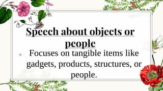 Organizing and delivering an informative speech | PPTX