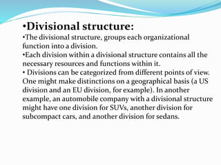 Organizing and Organizational Structure | PPT