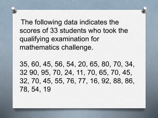 Organizing and presenting data | PPTX
