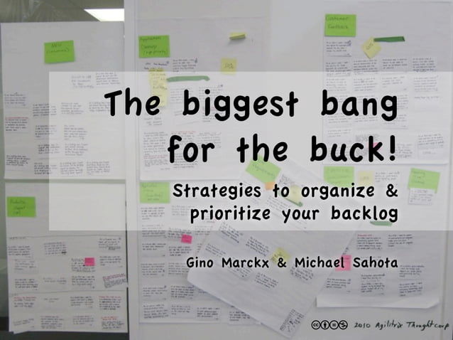 Biggest bang for the buck! Strategies to organize & prioritize your ...