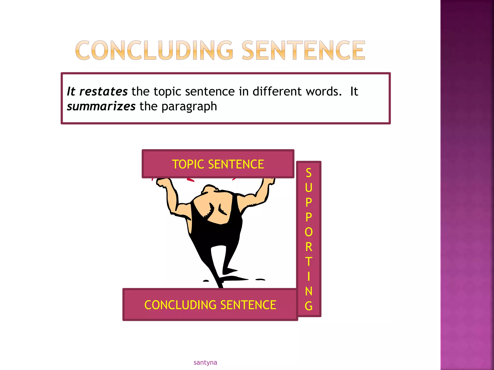 Organizing a paragraph | PPTX