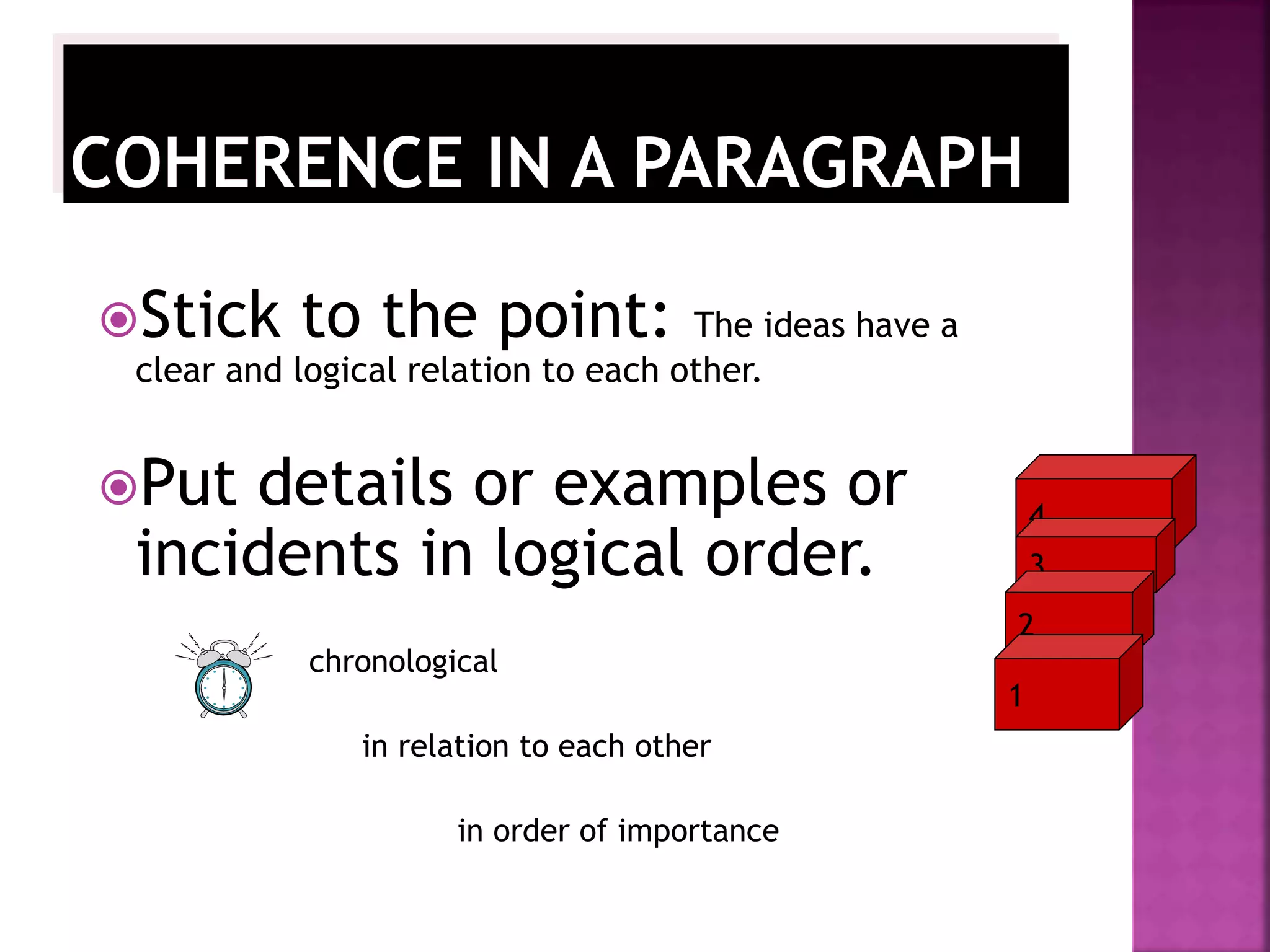 Organizing a paragraph | PPTX