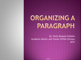 Organizing a paragraph | PPTX