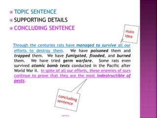 Organizing a paragraph | PPTX