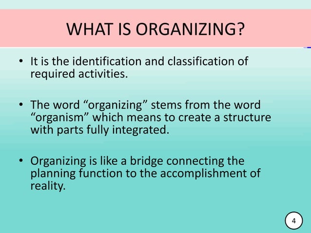Managerial Function-Organizing | PPT