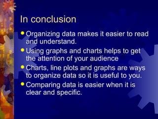 Organizing data | PPT