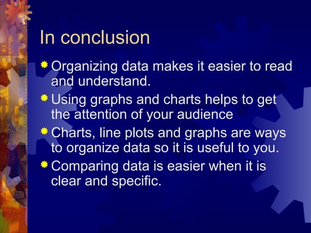 Organizing data | PPT