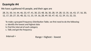 Organizing Data A Guide to Frequency Tables | PPTX