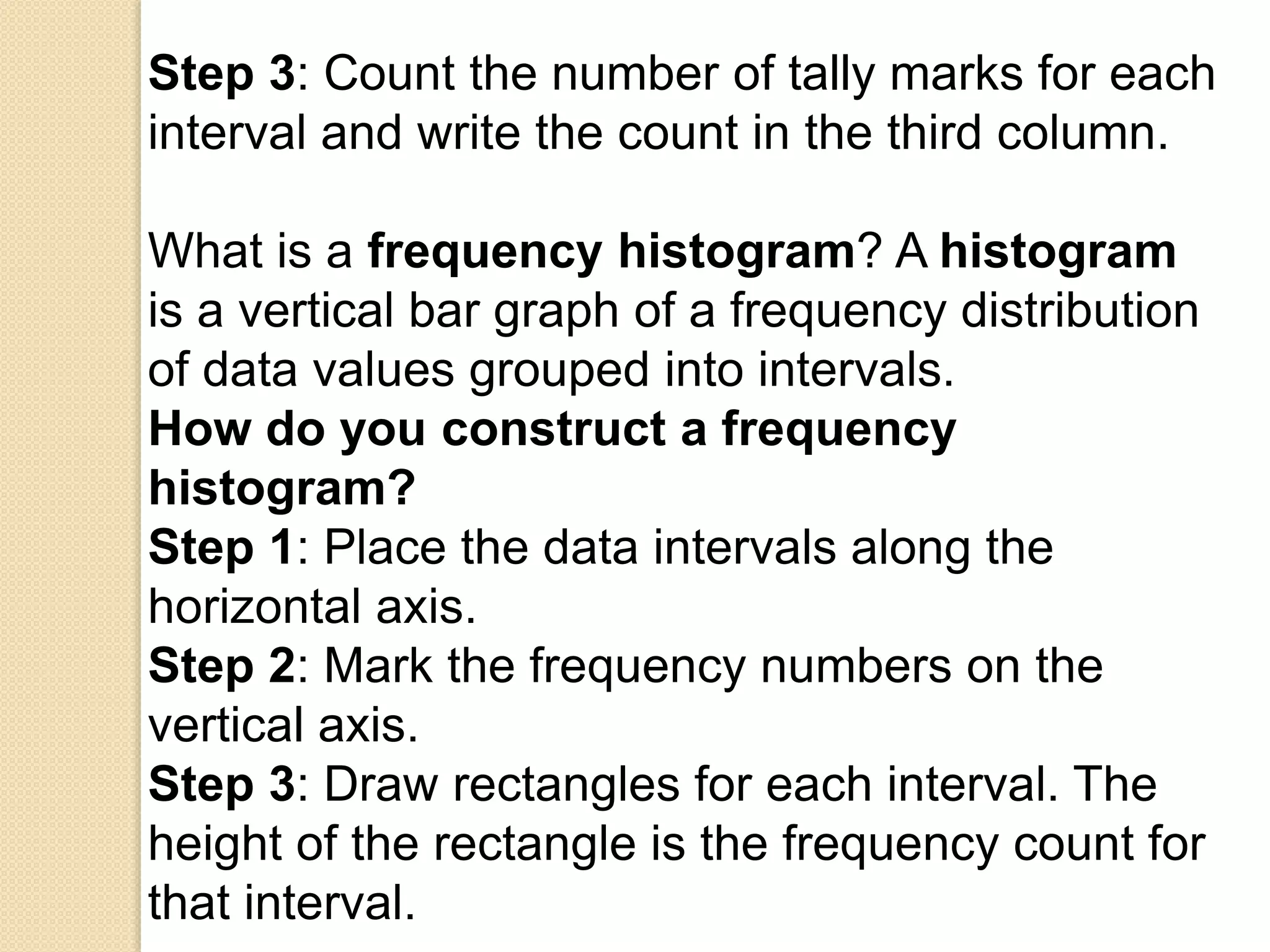 Organizing data using frequency distribution | PPTX