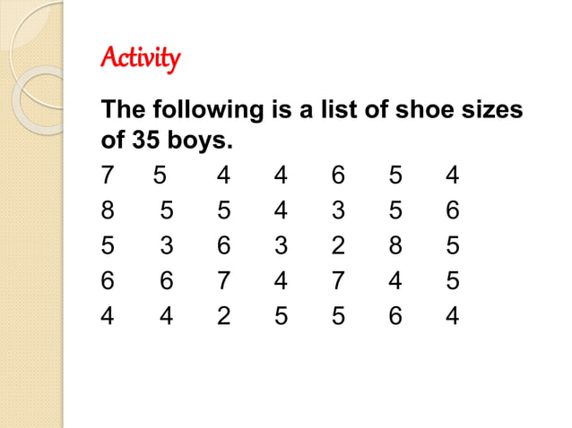 Organizing data using frequency distribution | PPTX