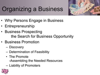 Organizing A Business PPT | PPTX
