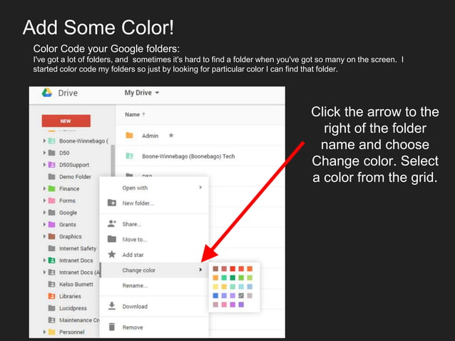 Organizing google drive | PPT
