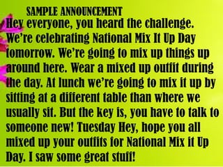 Organizing information from secondary sources writing an announcement.pptx