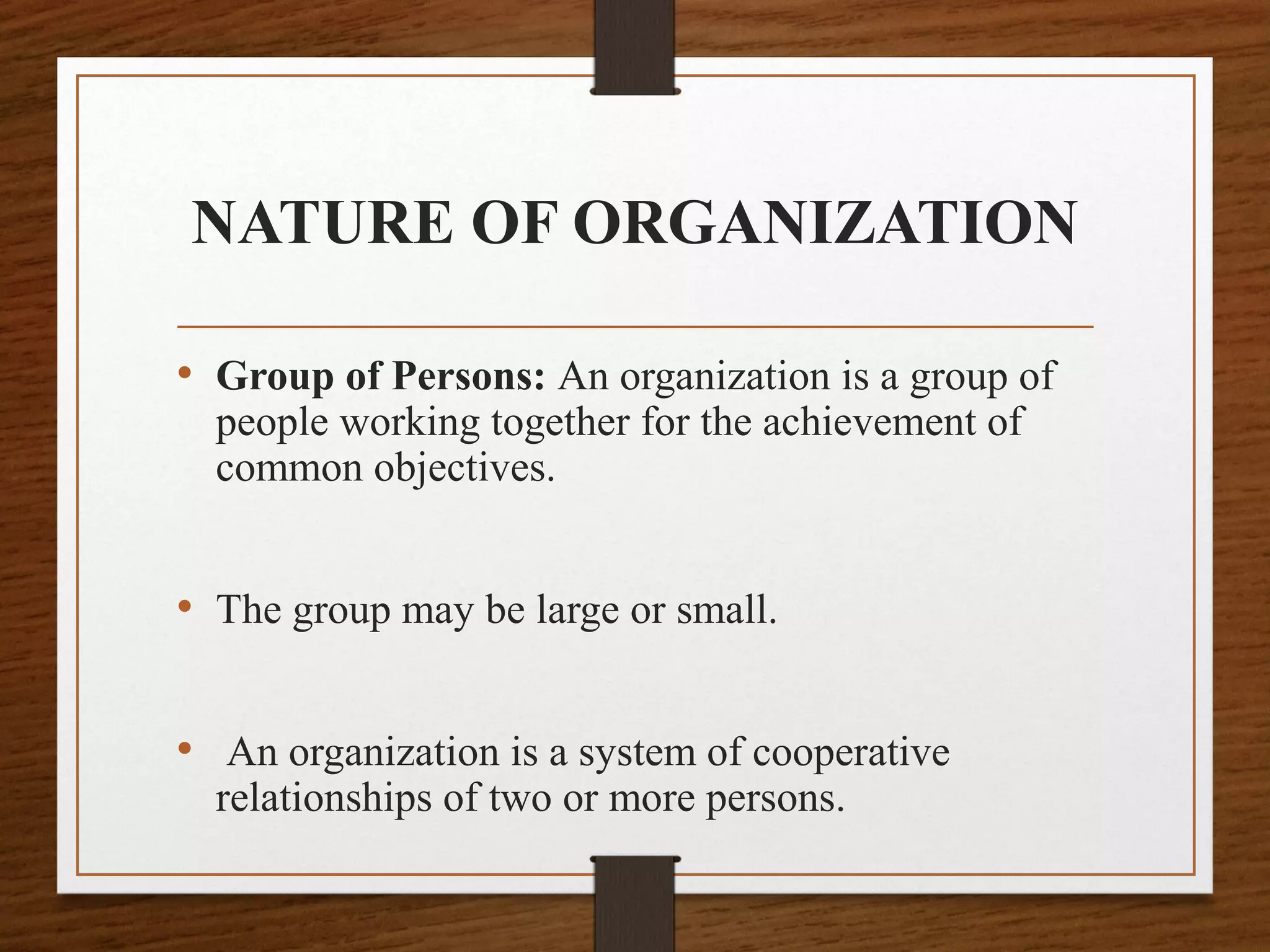 Organizing in management | PPT