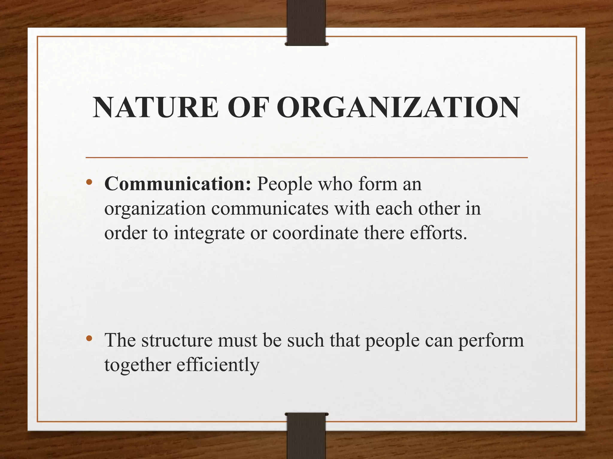 Organizing in management | PPT
