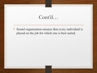 Organizing in management | PPT