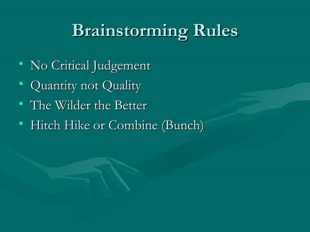 Organizing & managing chaos | PPT
