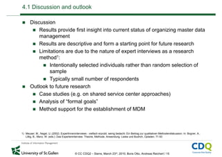 Organizing Master Data Management | PDF