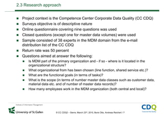 Organizing Master Data Management | PPT