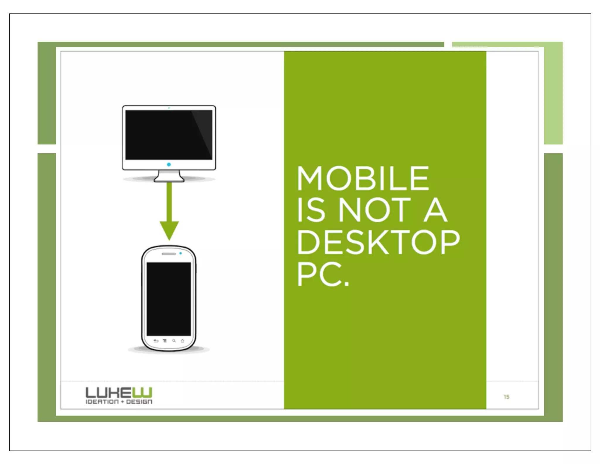 Organizing mobile web experiences - preview | PPT