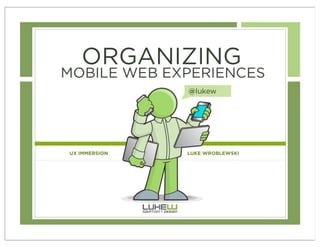 Organizing mobile web experiences - preview | PPT