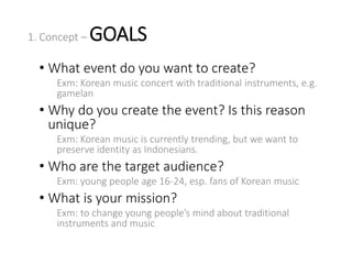 Organizing Music Events - How to Plan & Make Your Plan Works | PPTX