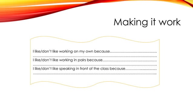 Organizing Pairwork and Groupwork | PPTX | Homework and Study | Education