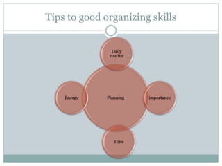 Organizing skills | PPTX