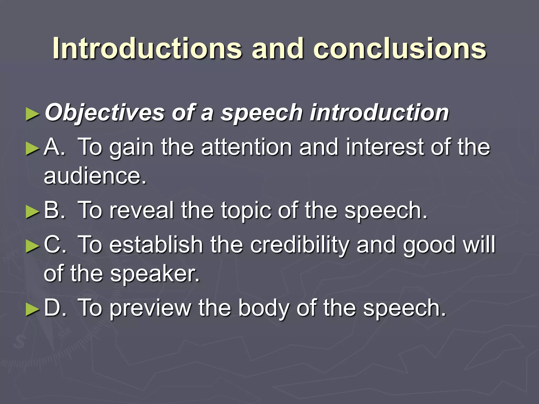 organizing speeches.ppt