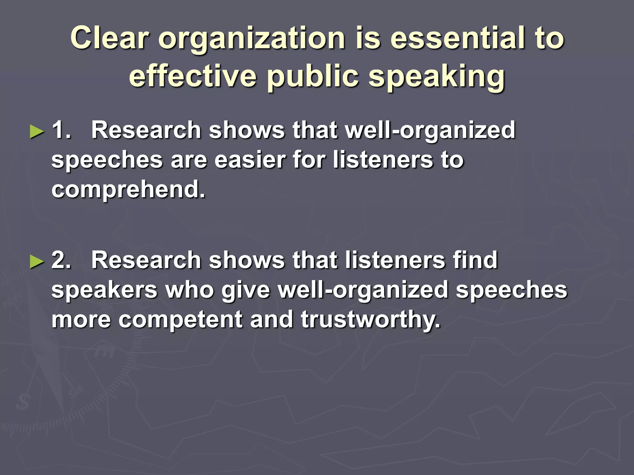 organizing speeches.ppt