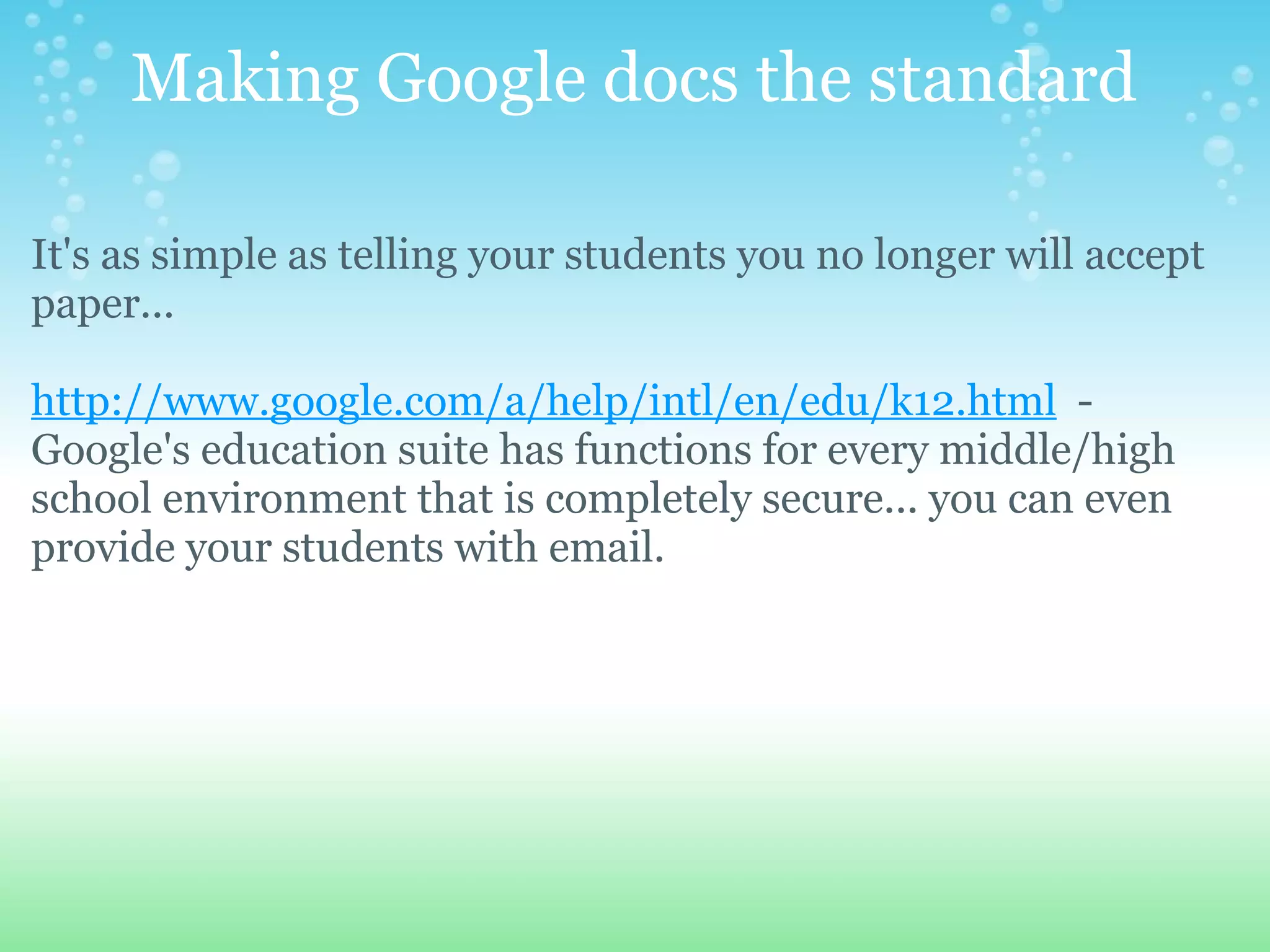 Organizing the Newsroom Using Google Docs | PPT | Desktop Publishing | Computer Software and ...