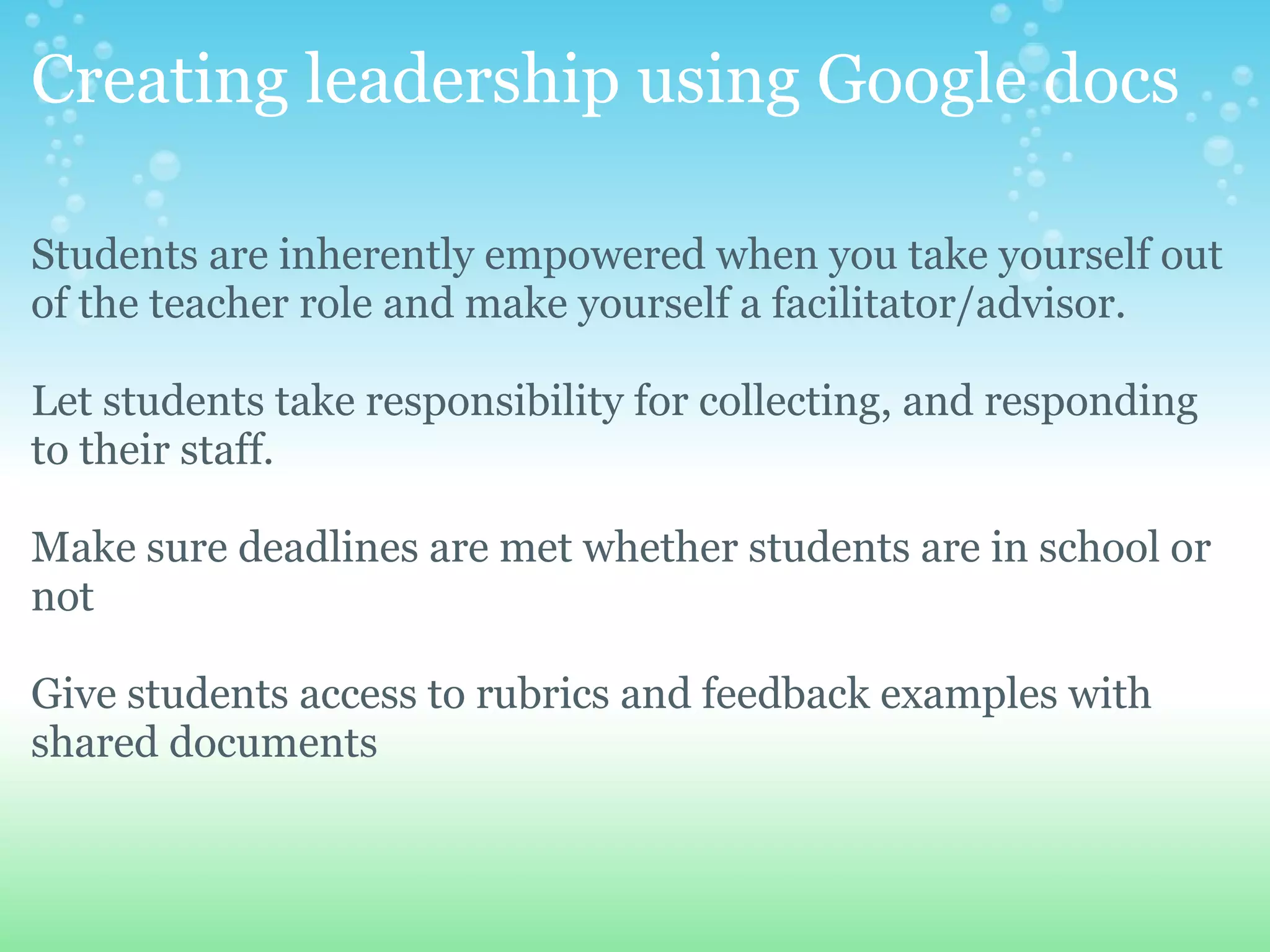 Organizing the Newsroom Using Google Docs | PPT | Desktop Publishing | Computer Software and ...