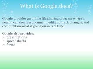 Organizing the Newsroom Using Google Docs | PPT | Desktop Publishing | Computer Software and ...