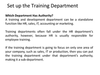 Organizing Training department.pptx
