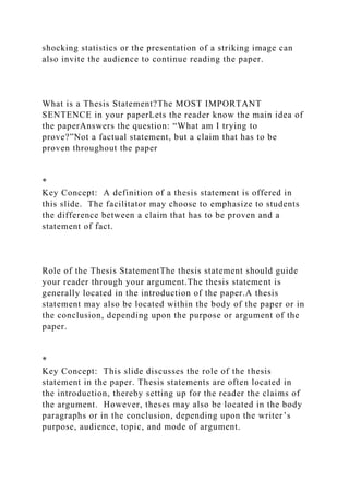 Organizing Your ArgumentRationale Welcome to O.docx