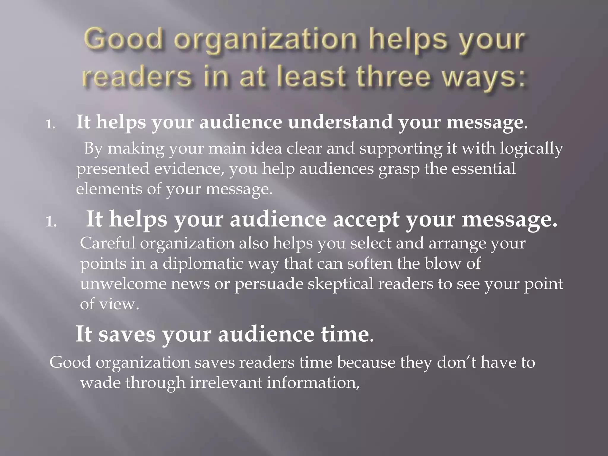 Organizing Your Message.pptx