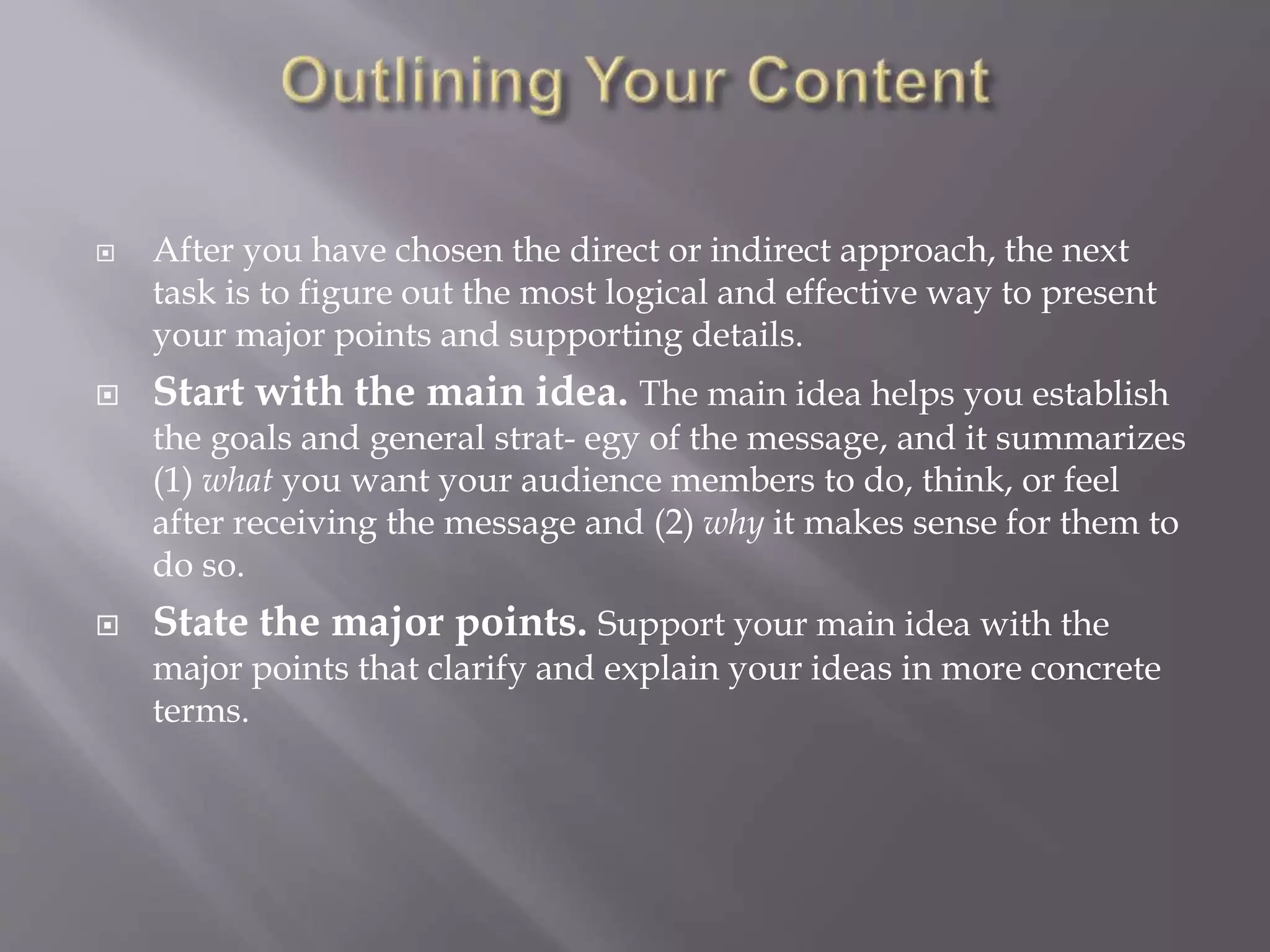 Organizing Your Message.pptx