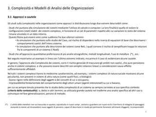 Organizzazione e Complessità | PPTX