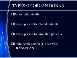 ORGAN DONATION AWARENESS PPT | PPTX