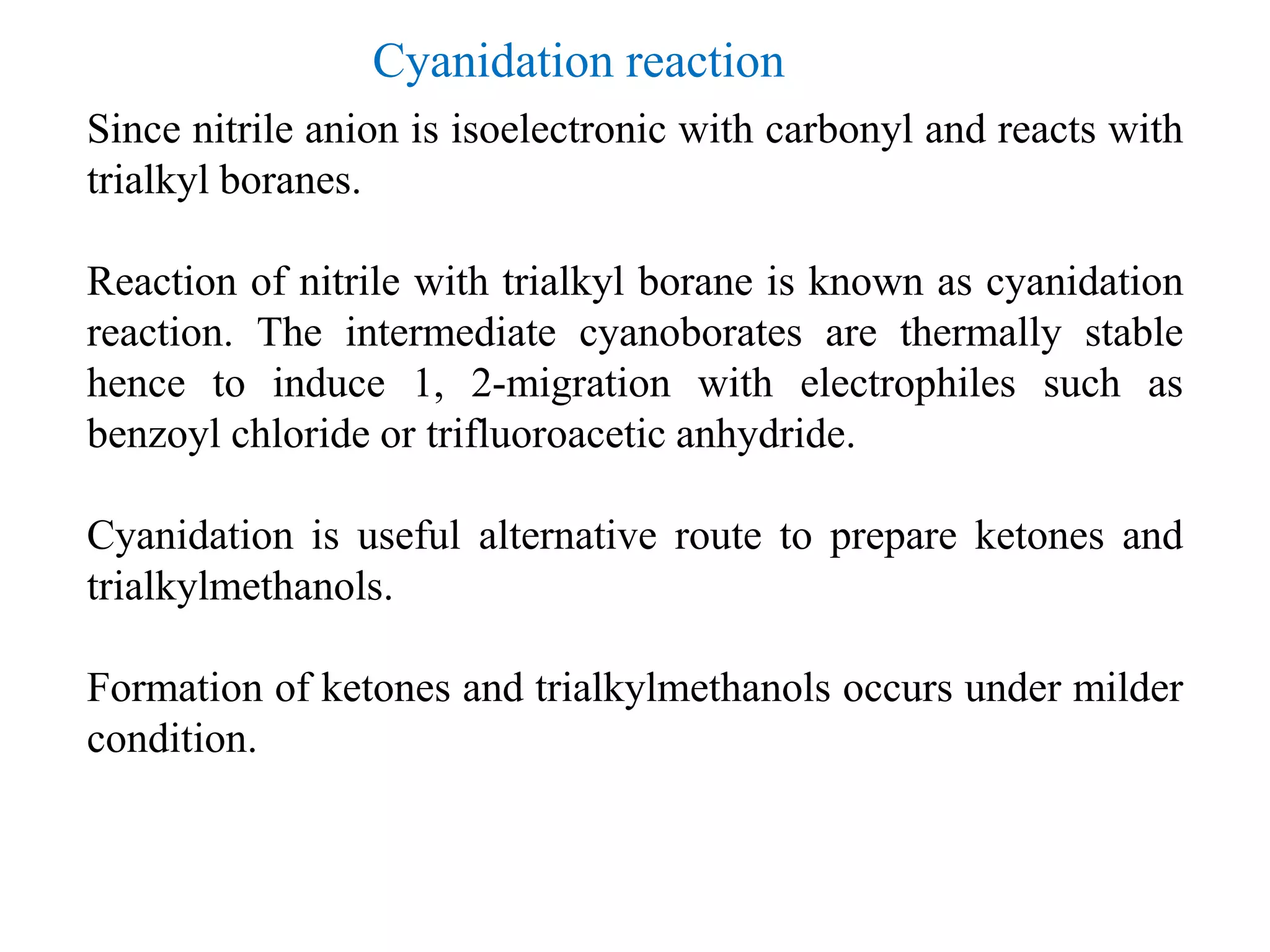 Organoborane or Organoboron compounds | PPTX