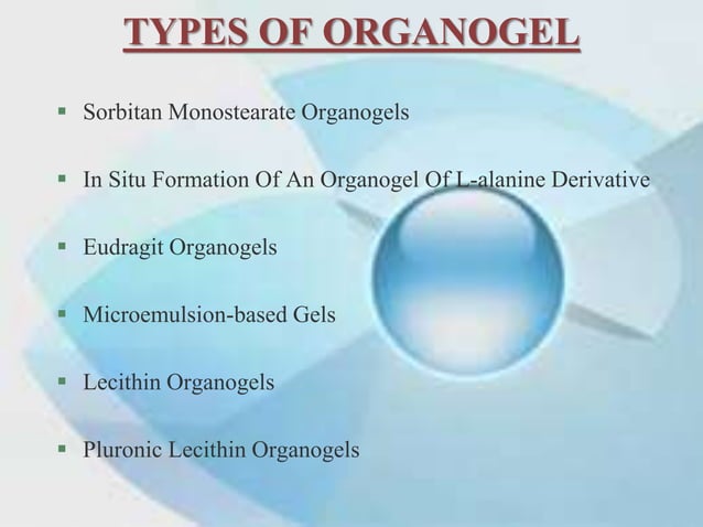 Organogels