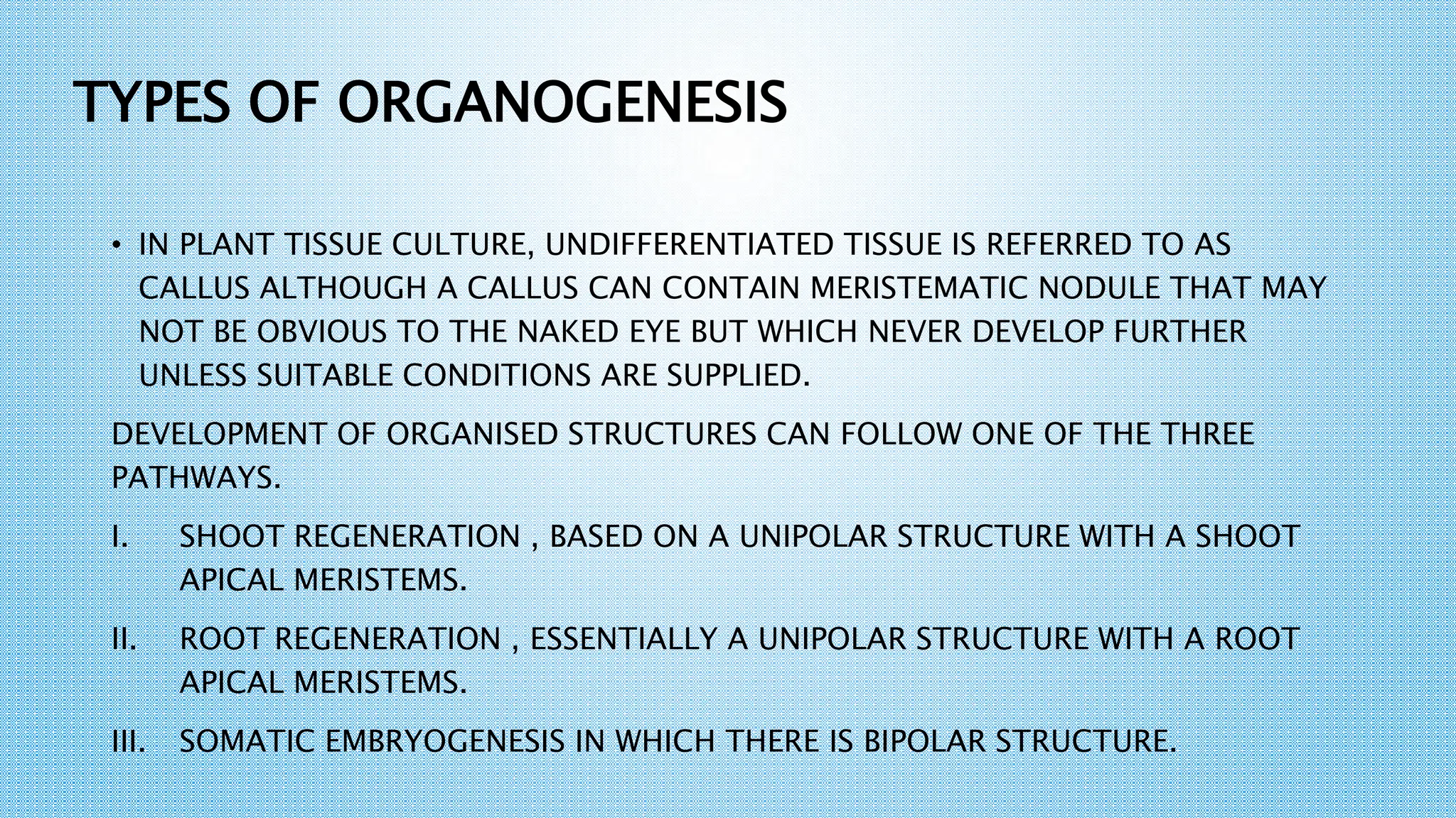 organogenesis and somatic embryogenesis.pptx