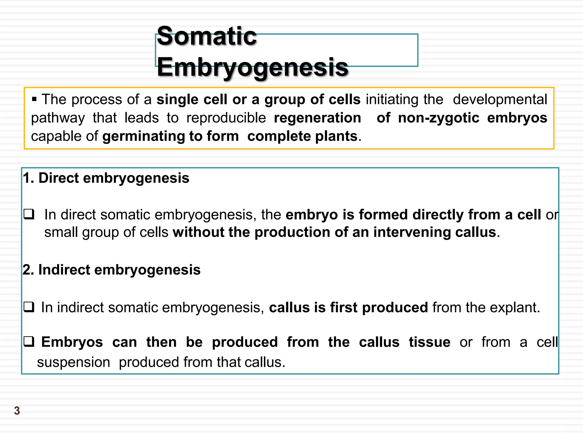 Organogenesis and somatic embryogenesis - In vitro mutant selection for biotic and abiotic ...