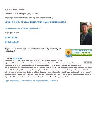 Organo Gold Review | Scam or Golden Coffee Opportunity of a Lifetime?